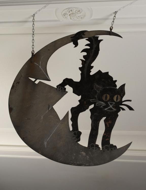 "Chat noir".Sign of a cabaret. | Musée Carnavalet - Histoire de Paris